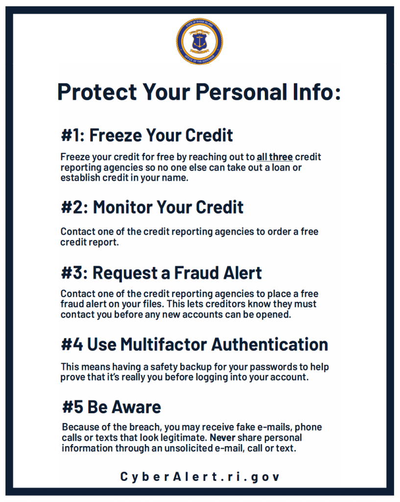 URGENT! RIBRIDGES DATA BREACH INFO - Vantage Point Inc